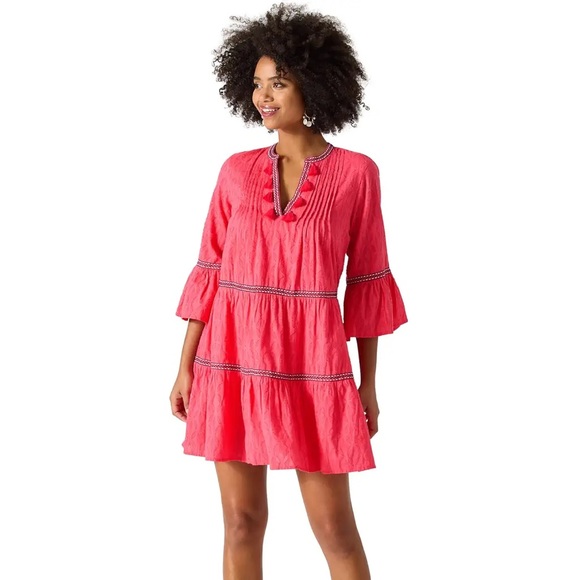 Tommy Bahama | Dresses | Nwt Tommy Bahama Cotton Clip Embellished Tier ...